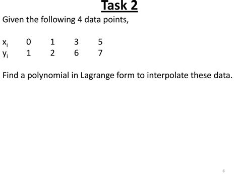 interpolation practice 6 additional chapters of mathematics ppt download