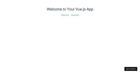 Vue Routisan 44 Fixed In V3 Codesandbox