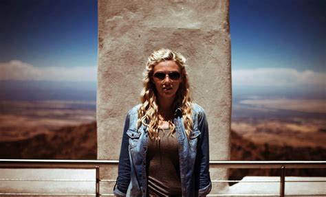 Free Picture Pretty Girl Sky Sunglasses Fence Beautiful Blonde Hair Lady Photo Model