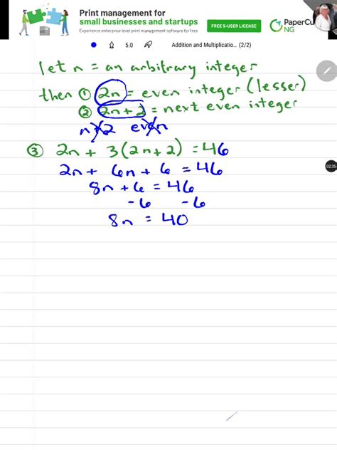 solved three consecutive integers are such that t…