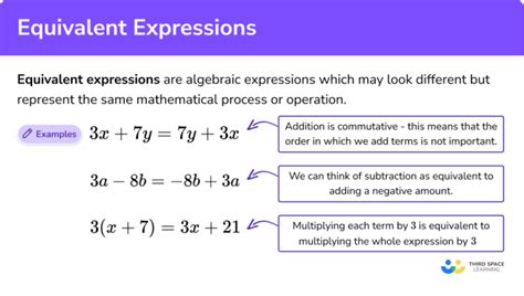 equivalent expressions gcse maths steps and examples