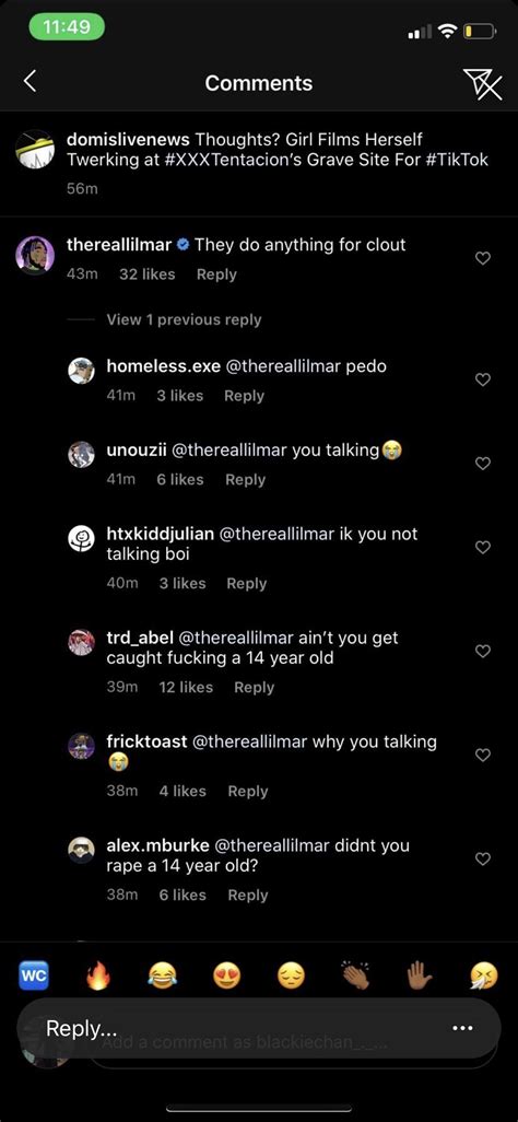 So A Girl Posted On Tik Tok Herself Twerking On X Grave And Lilmar Said
