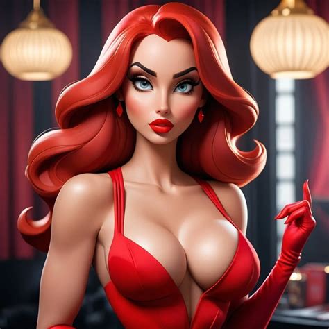 Jessica Rabbit Beautiful Charismatic Girlathletic B