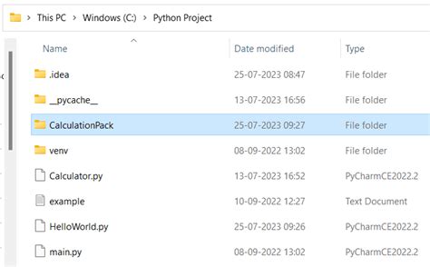 packages in python create example scientech easy