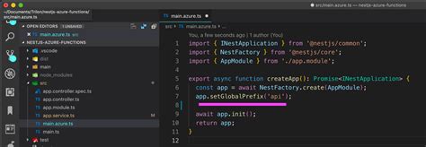deploy nestjs serverless apps to azure functions tril