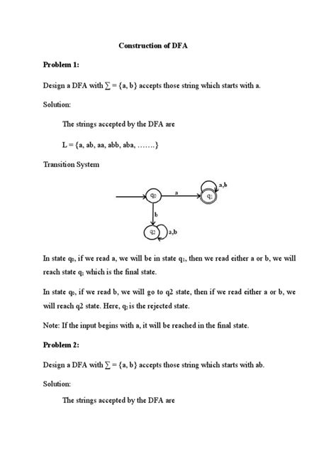 construction of dfa pdf computer science theoretical computer science