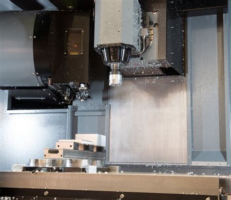 Machine Tools With Computer Numerical Control Cnc Stock Image Image