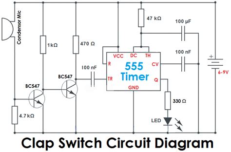 Simple Circuit Diagram For Clap Switch