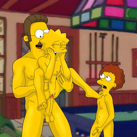 Post 6093429 Lisasimpson Nedflanders Thesimpsons Toddflanders