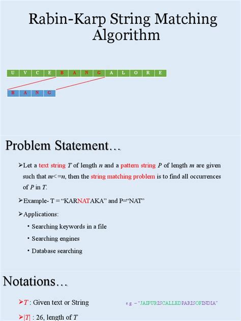 rabin karp string matching algorithm pdf theoretical computer science computer programming