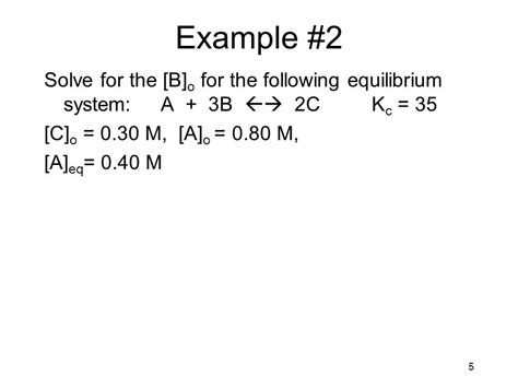 equilibrium problems chapter steps for solving equilibrium problems 1 2