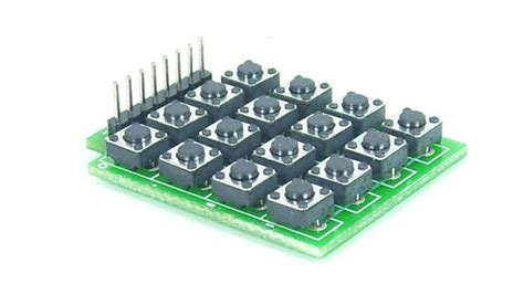 learn to interface 4x4 keypad matrix to arduino with