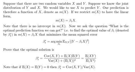 solved suppose that there are two random variables x and y