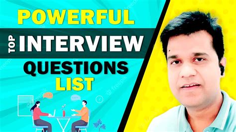 powerful interview questions for freshers and experience interview question and answer link