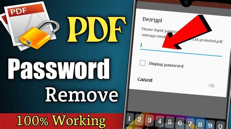 how to remove password from pdf file pdf password bhul gaye to kya kare pdf password remover