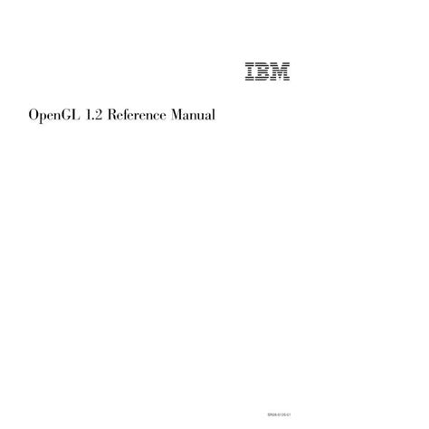 pdf opengl 1 2 reference manual ibm opengl programmer s reference provides reference