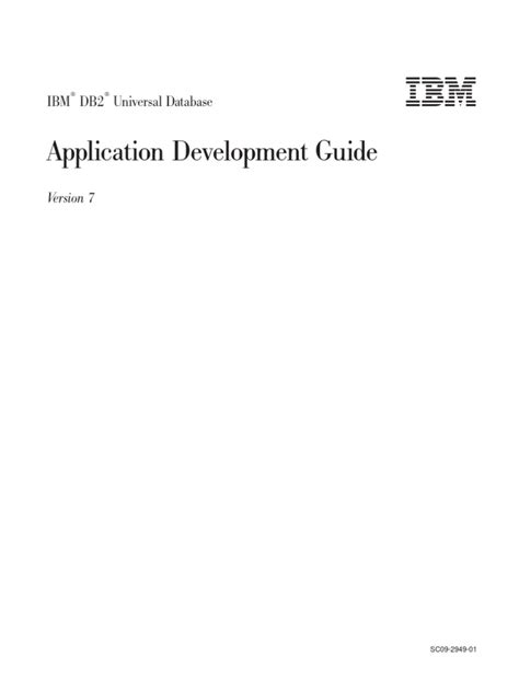 application development guide ibm db2 universal database pdf sql c