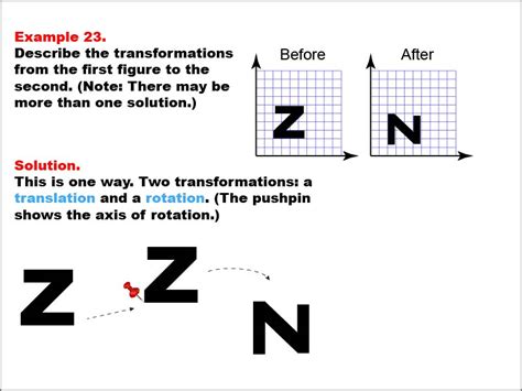 math example geometric transformation transformations example 23 media4math