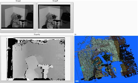 depth with color filtering and stereo images in opencv in real time images