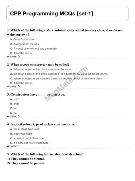 cpp programming set 1 pdf class computer programming method computer programming