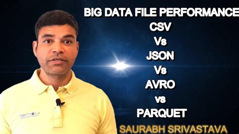big data file format performance comparison [csv vs json vs avro vs parquet] youtube