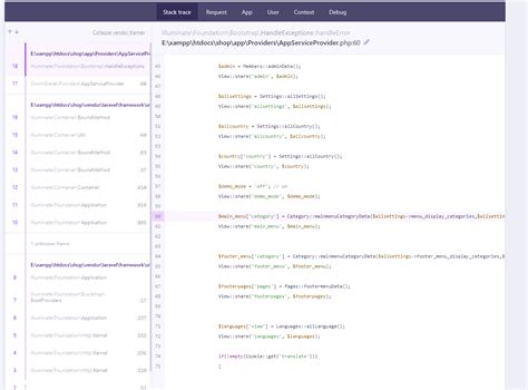 laravel trying to get property menu display categories of non object stack overflow