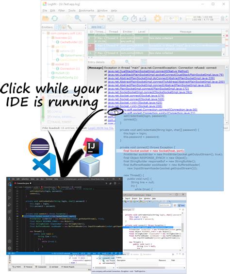 LogMX IDE Plugins Eclipse IntelliJ IDEA NetBeans