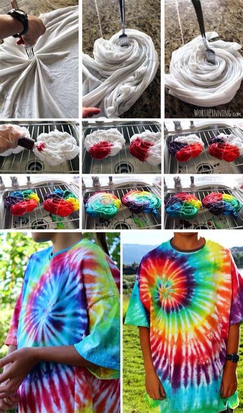 You Can Totally Make Tie Dye T Shirts And Your Party Tie Dye Diy How To Tie Dye Tie Dye