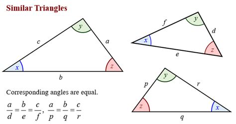 similar triangles video lessons examples and step by step solutions