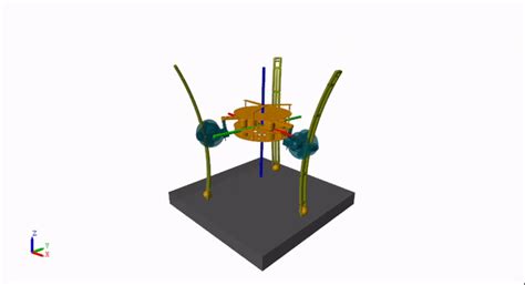 simulink simulation of three legged walking robot using simscape r matlab