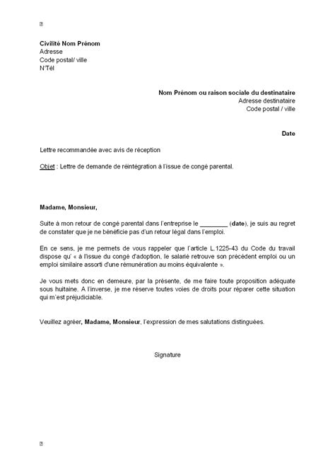 modèle lettre demande d autorisation d absence éducation nationale