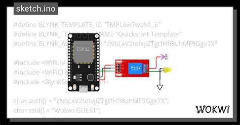 BLYNK WOWKI FAIZAN ASHFAQ Wokwi ESP32 STM32 Arduino Simulator