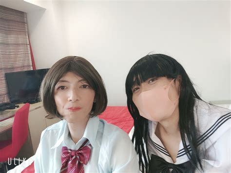 鹿目かなめまどか女性を目指す女装子 On Twitter こんばんは〜🌃 まどかだよ💖 今日は、制服女装の 🎀まゆみん🎀 に、会いました😆 そのまゆみんの意外な一面😍 縛れること😱