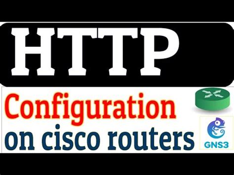 GNS3 Lab Server Configuration On Cisco Router Ios YouTube