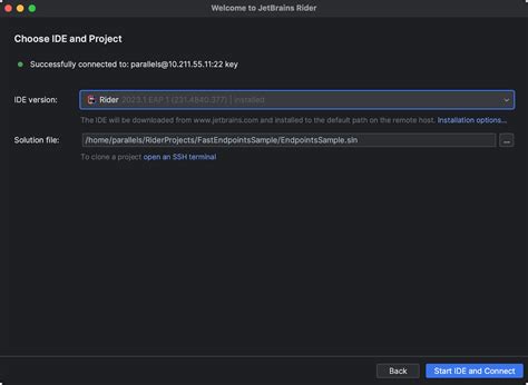 Remote Development With JetBrains Rider The NET Tools Blog