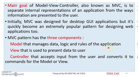 java module 5 topic 2 model view controller mvc youtube