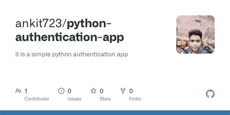 GitHub Ankit723 Python Authentication App It Is A Simple Python