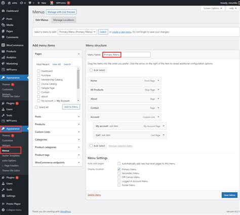 how to add submenu to custom type menu in wordpress n