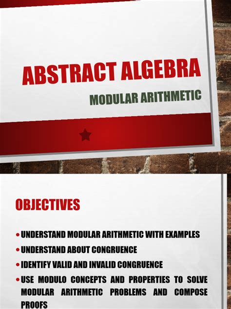 topic 1 modular arithmetic pdf discrete mathematics number theory