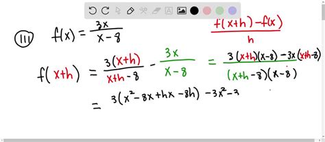 solved f x h flx construct and simplify the difference quotient for the function flx the