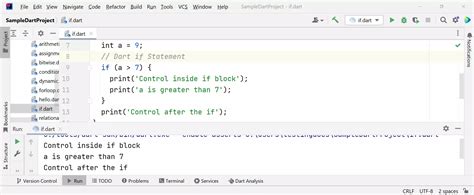 dart if statement