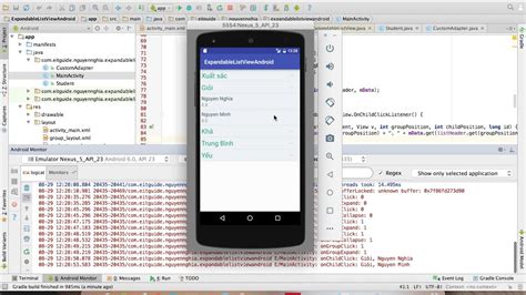 sử dụng expandablelistview trong android youtube