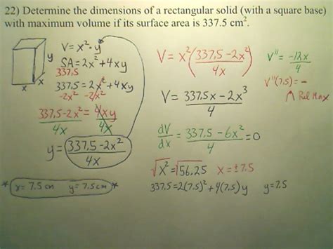 optimization calculus reference guide