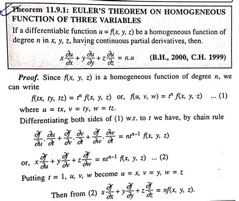 euler s theorem theorem proof and some example