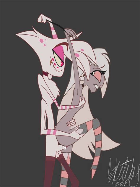 Rule 34 2018 Angel Dust Hazbin Hotel Bondage Breasts Clothing Cum Cum In Pussy Cum Inside