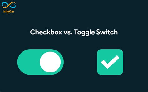 User Interface Design Tips Checkbox Vs Toggle Switch