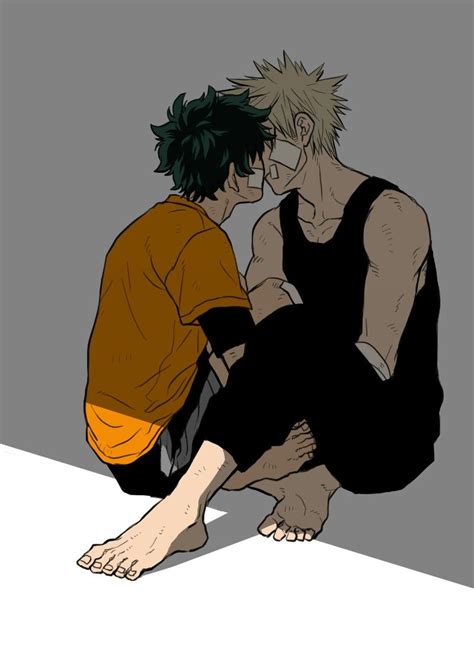 Boku No Hero Academia Katsuki Bakugou Midoriya Izuku Katsudeku Mha Hero Academia