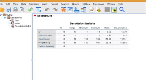descriptive statistics spss statistics how to