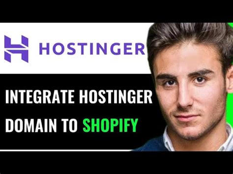 HOW TO INTEGRATE HOSTINGER DOMAIN TO SHOPIFY STEP BY STEP YouTube