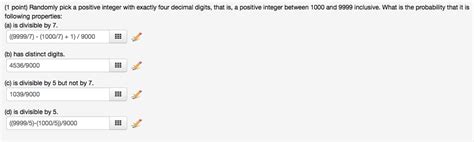 solved randomly pick a positive integer with exactly four